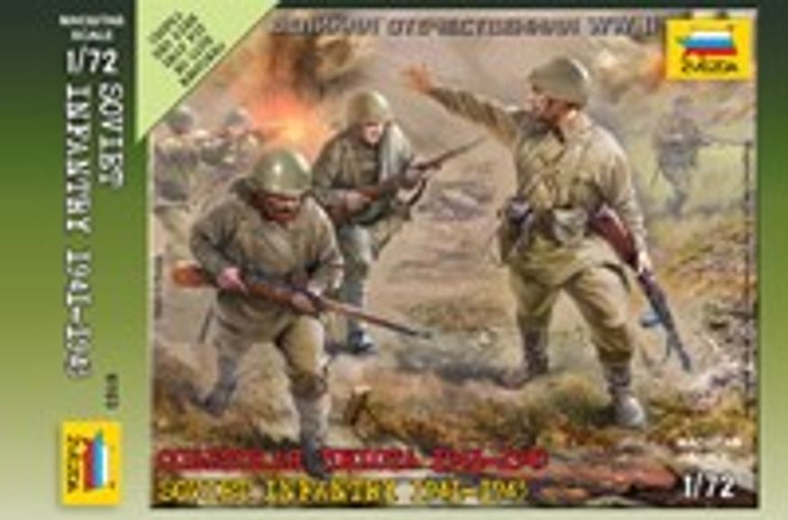 Operation Barbarossa 1941: Soviet Infantry 1941-1943 - Zvezda - Boardgames