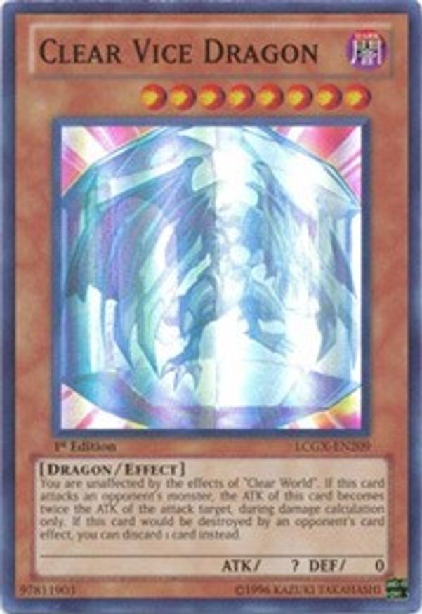 Clear Vice Dragon - Legendary Collection 2 - YuGiOh