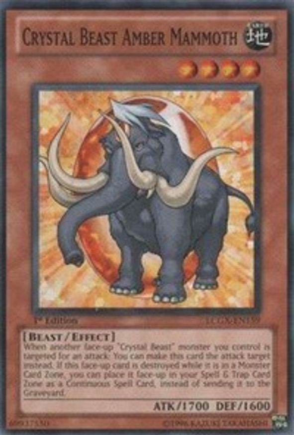 Crystal Beast Amber Mammoth - Legendary Collection 2 - YuGiOh