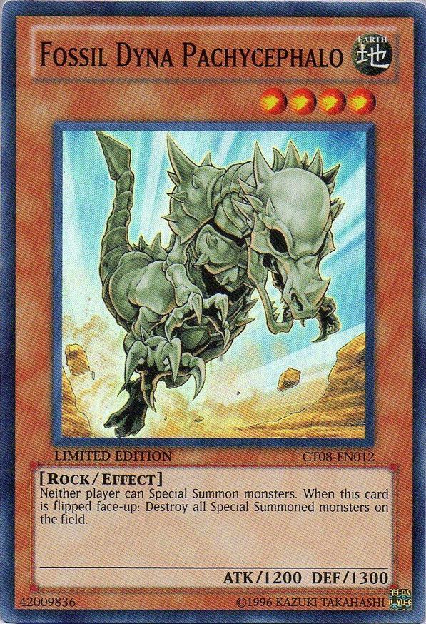 Fossil Dyna Pachycephalo - 2011 Collectors Tins - YuGiOh