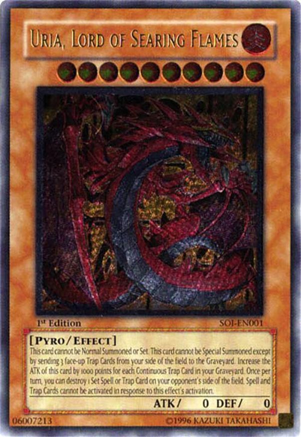 Uria, Lord of Searing Flames (UTR) - Shadow of Infinity - YuGiOh