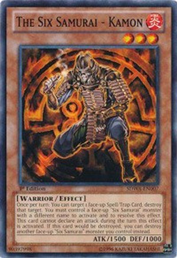 The Six Samurai - Kamon - Structure Deck: Samurai Warlords - YuGiOh