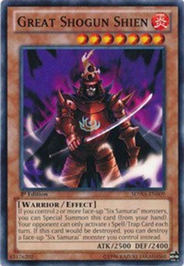 Great Shogun Shien - Structure Deck: Samurai Warlords - YuGiOh