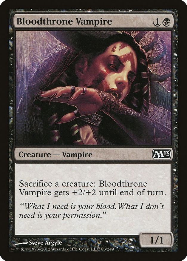Bloodthrone Vampire - Magic 2013 (M13) - Magic: The Gathering