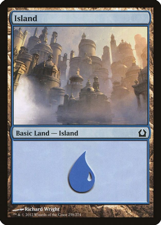 Island (258) - Return to Ravnica - Magic: The Gathering