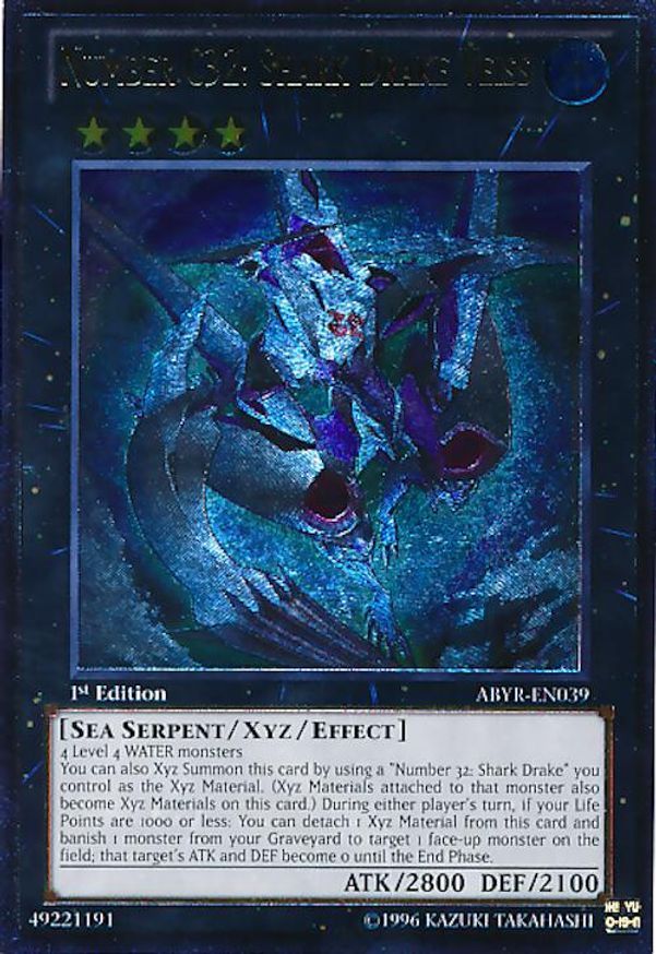 Number C32: Shark Drake Veiss (UTR) - Abyss Rising - YuGiOh