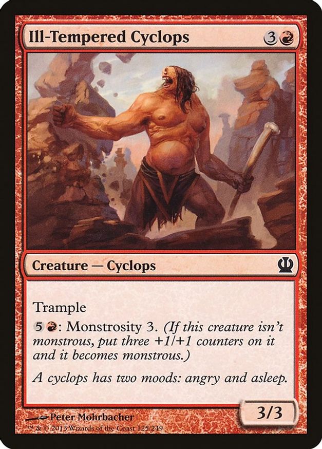 Ill-Tempered Cyclops - Theros - Magic: The Gathering