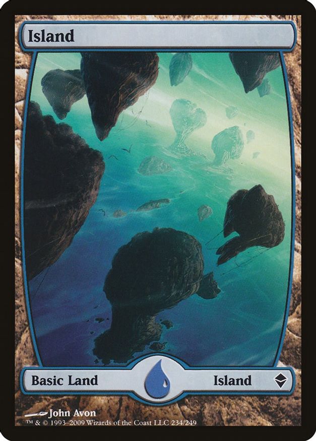 Island (234) - Full Art - Zendikar - Magic: The Gathering