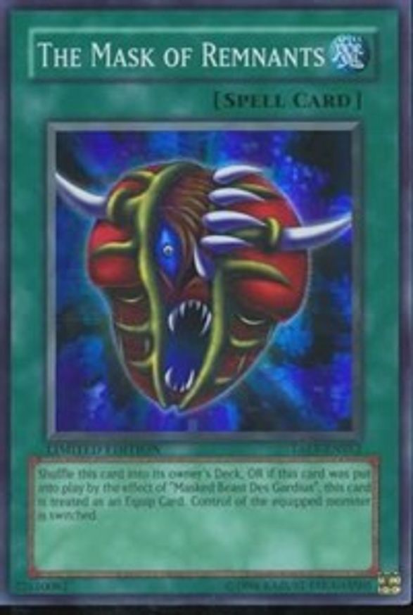 The Mask of Remnants - Tactical Evolution: Special Edition - YuGiOh