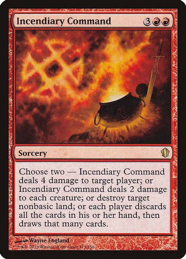 Incendiary Command - Commander 2013 - Magic: The Gathering