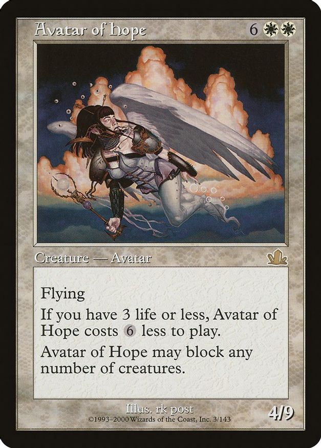 Avatar of Hope - Prophecy - Magic: The Gathering