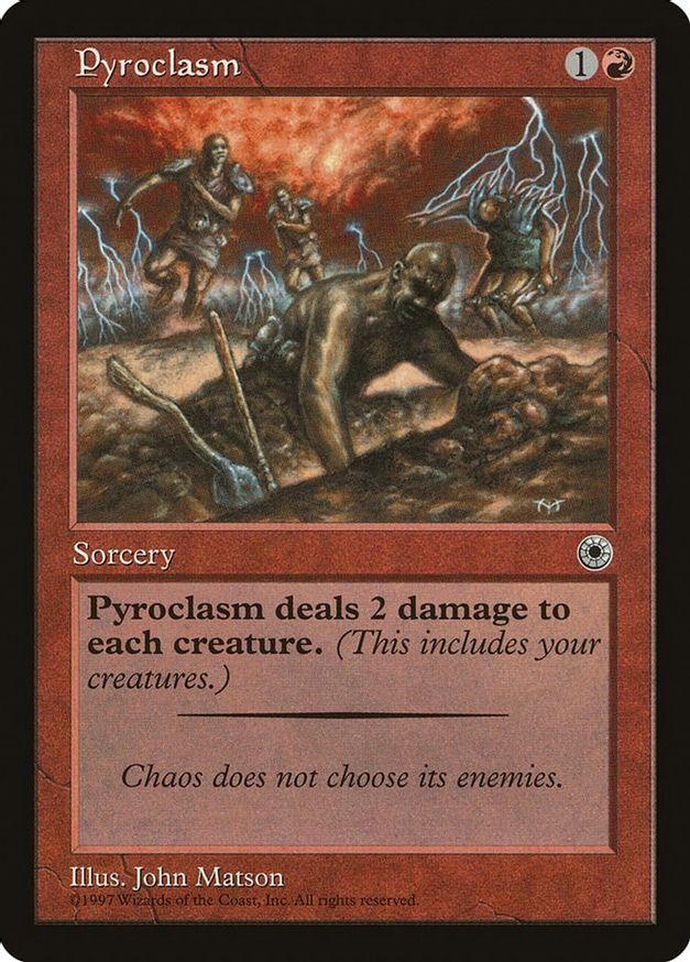 Pyroclasm - Portal - Magic: The Gathering