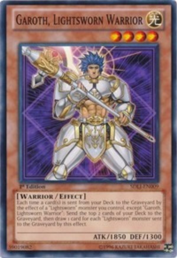 Garoth, Lightsworn Warrior - Structure Deck: Realm of Light - YuGiOh
