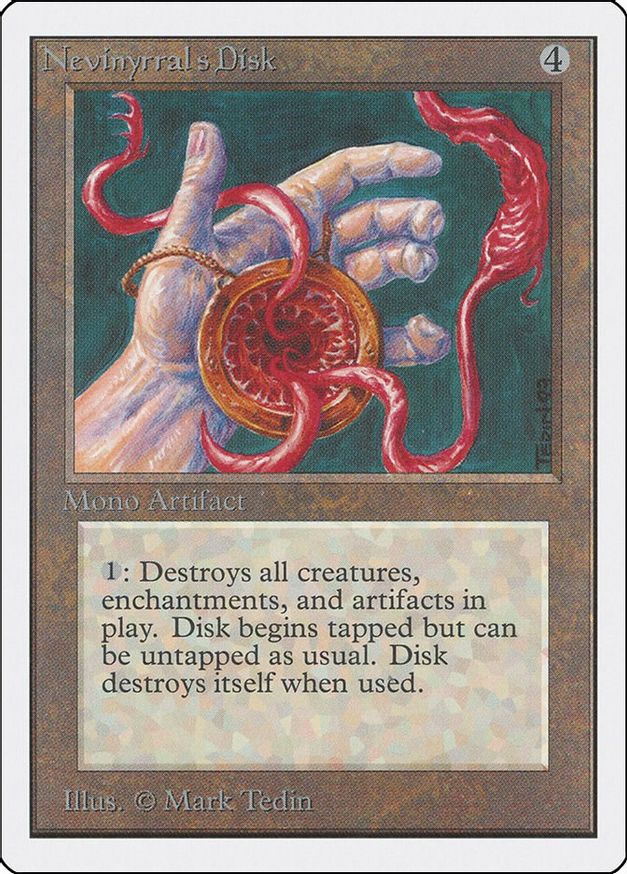 Nevinyrral's Disk - Unlimited Edition - Magic: The Gathering
