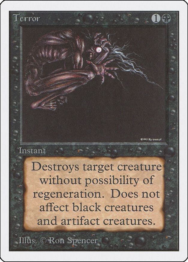 Terror - Unlimited Edition - Magic: The Gathering