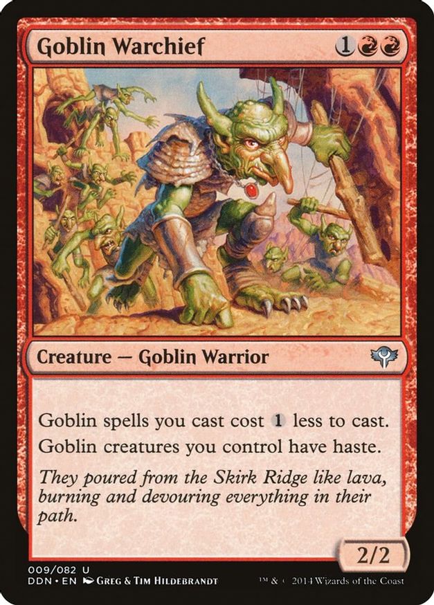 Goblin Warchief - Duel Decks: Speed vs. Cunning - Magic: The Gathering